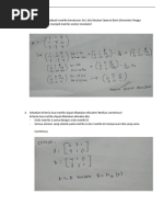 Contoh Matriks Singular dan Simetri | PDF