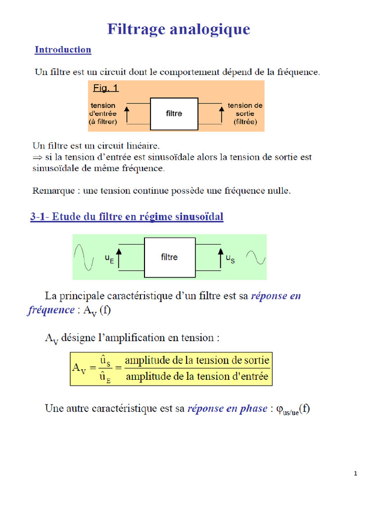 ch4-FILTRAGE | PDF