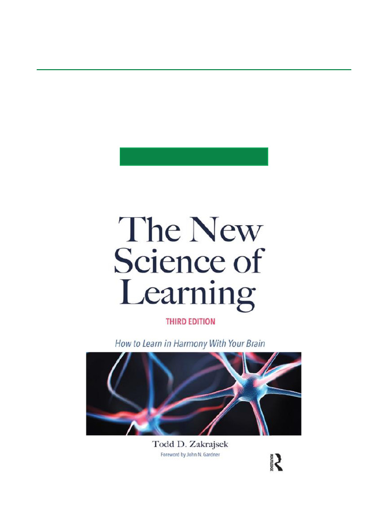The New Science of Learning, 3rd Edition | PDF | Learning | Books