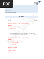 S6 Core Mathematics | PDF | Line (Geometry) | Tangent