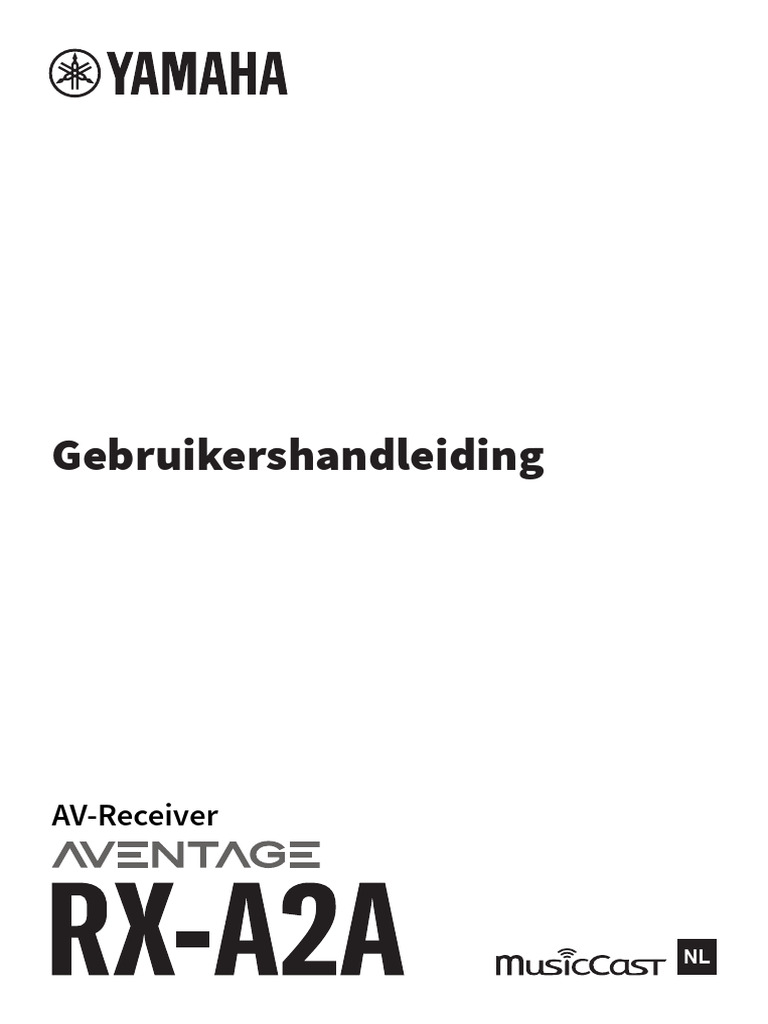 Gebruikershandleiding: AV-Receiver | PDF