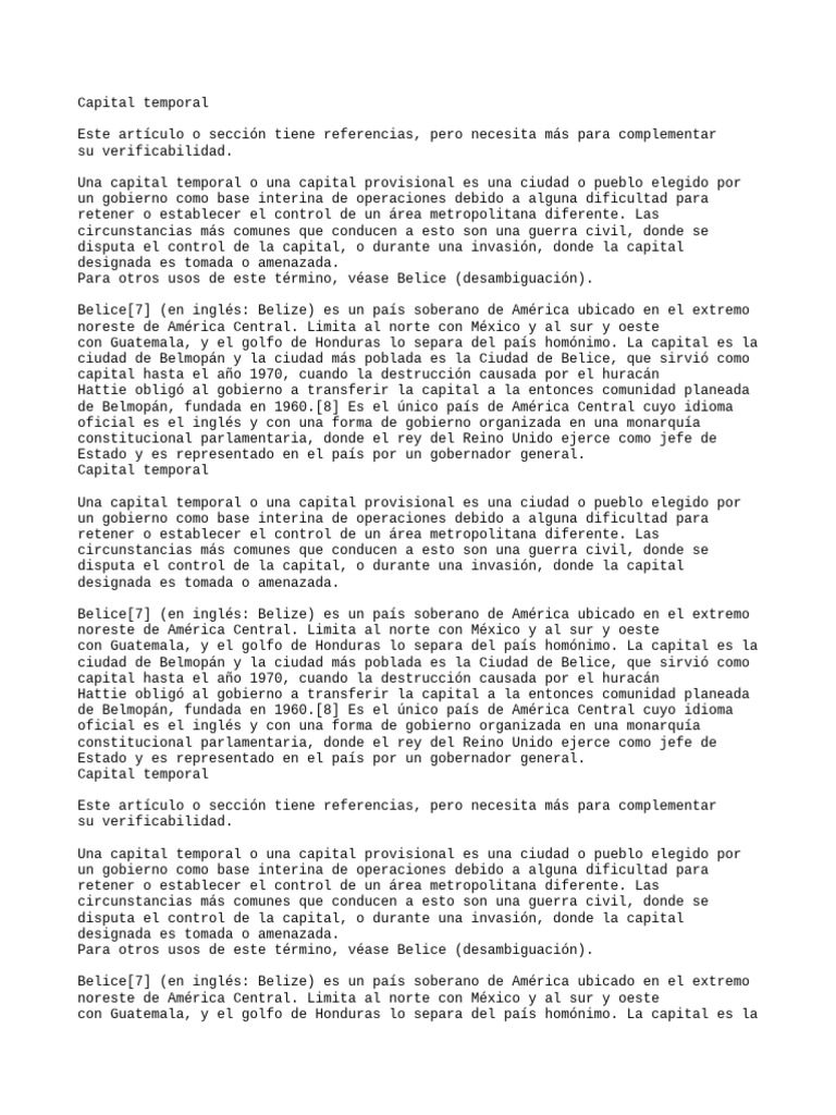 Armod 3 | PDF | Belice | Gobierno