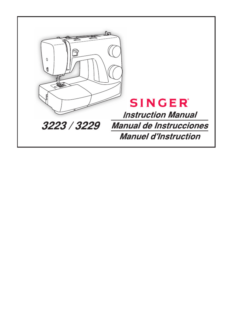 Singer 3223 FR | PDF