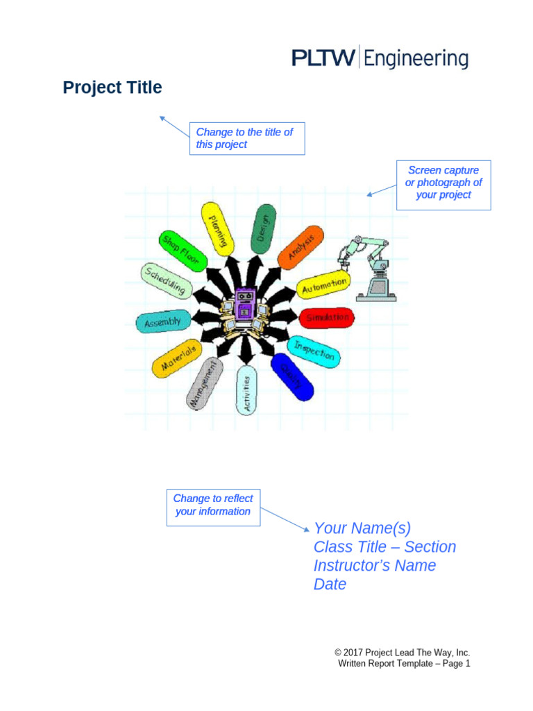 Engineering - WrittenReport - Template | PDF | Technical Drawing | Concept