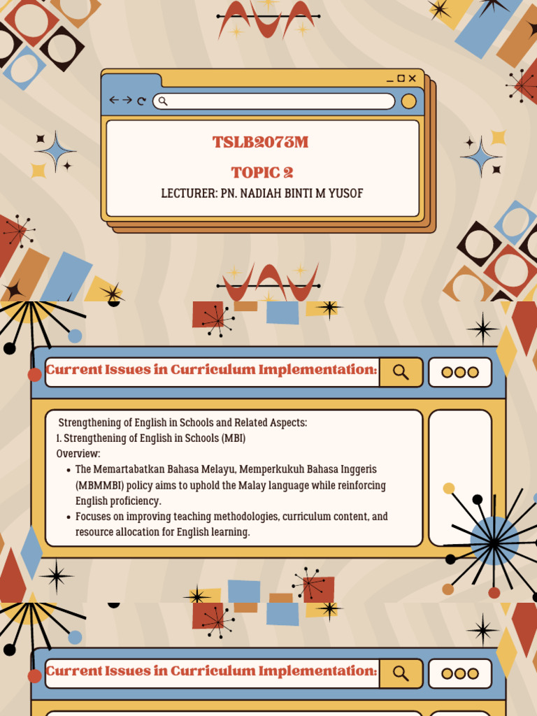 TSLB2073M TOPIC 2 | PDF | Curriculum | Pedagogy