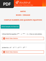 Quadratic Equation - JEE Main 2023 April Chapterwise PYQ - MathonGo | PDF | Equations | Abstract ...