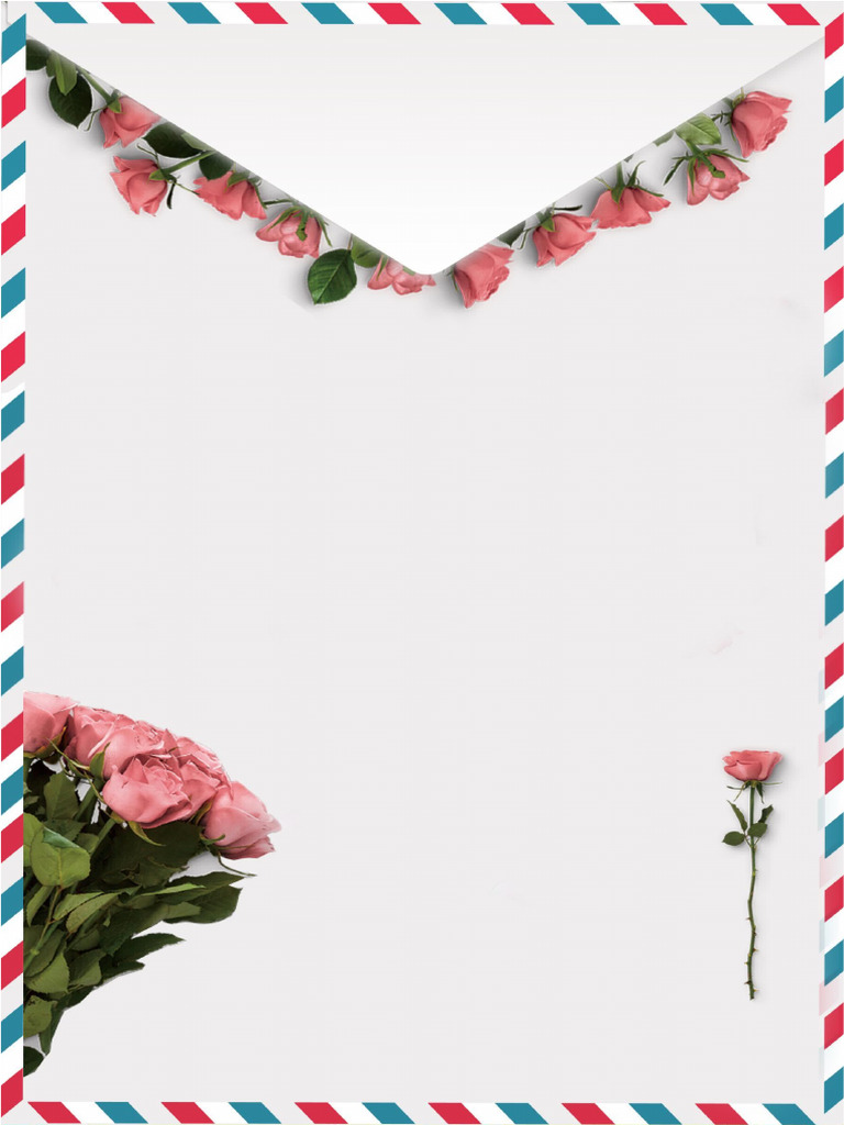 Pink Flower Letter-WPS Office | PDF