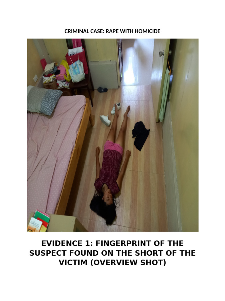 Criminal Case Evidence Overview | PDF | Crime Scene | Witness