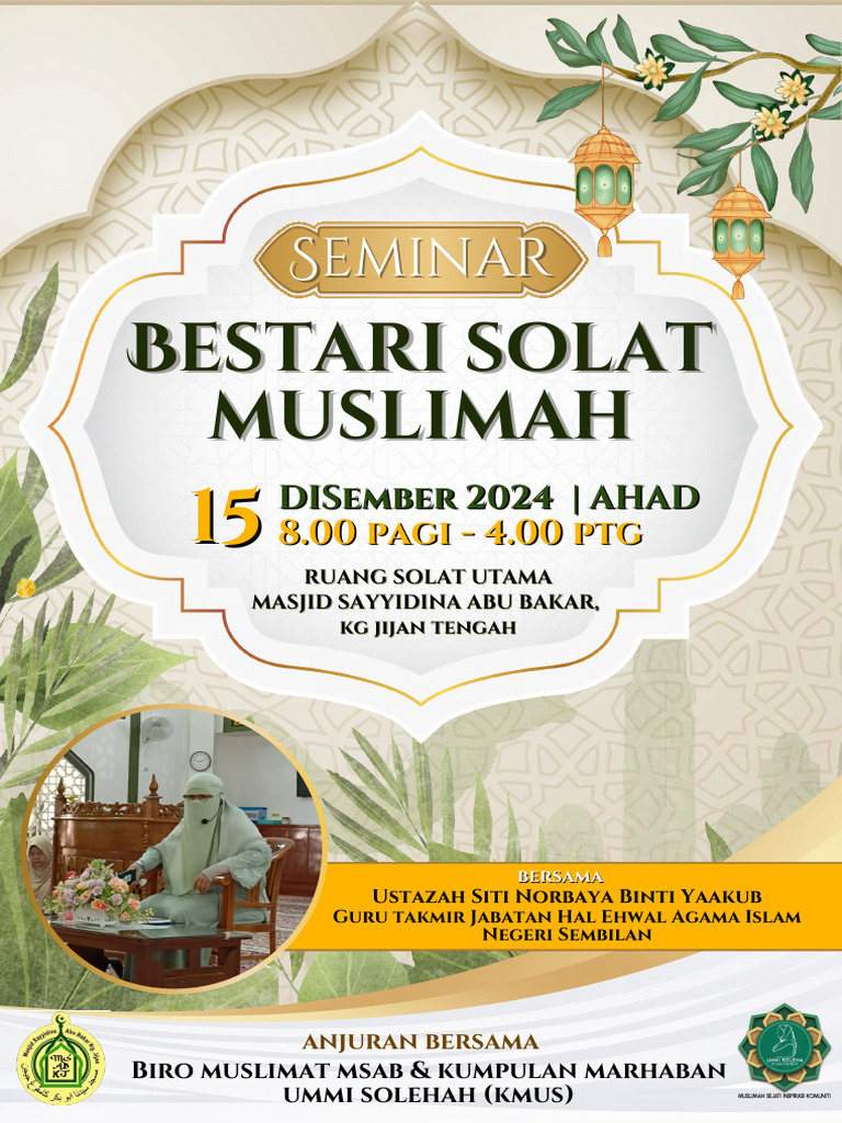 Buku Program Seminar Bestari Solat | PDF