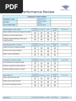 Employee Confirmation Assessment Form | PDF