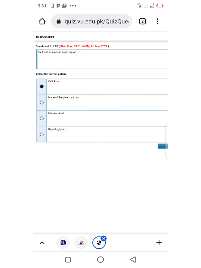 MIC501-BT102 Quiz 1,2022 | PDF