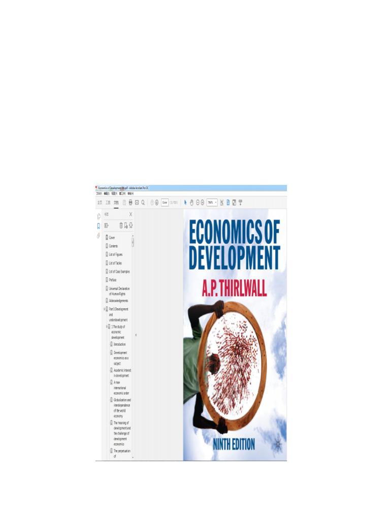 (Original PDF) Economics of Development Theory and Evidence 9th PDF ...