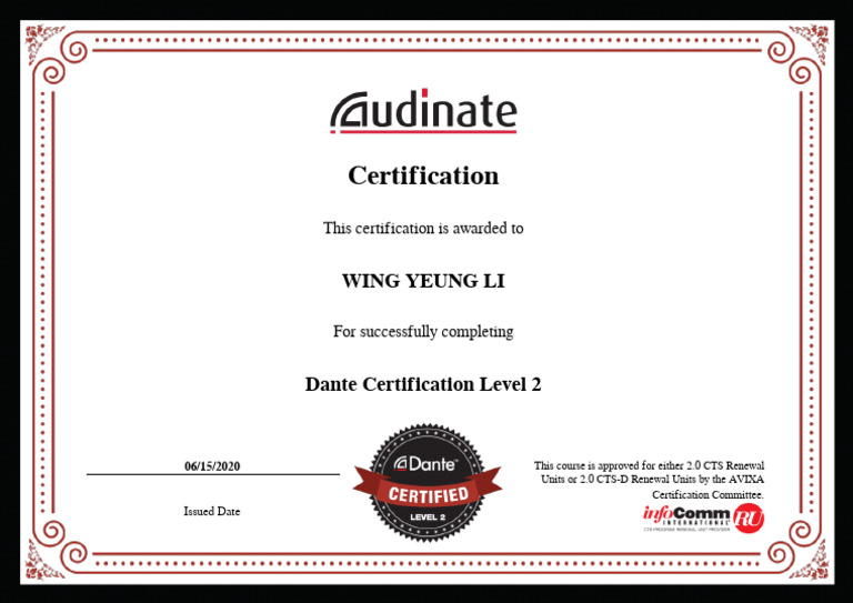 Dante Level 2 | PDF