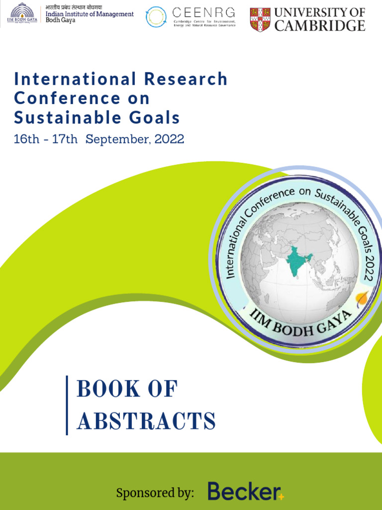 Book of Abstract - ICSG2022 | PDF | Economies