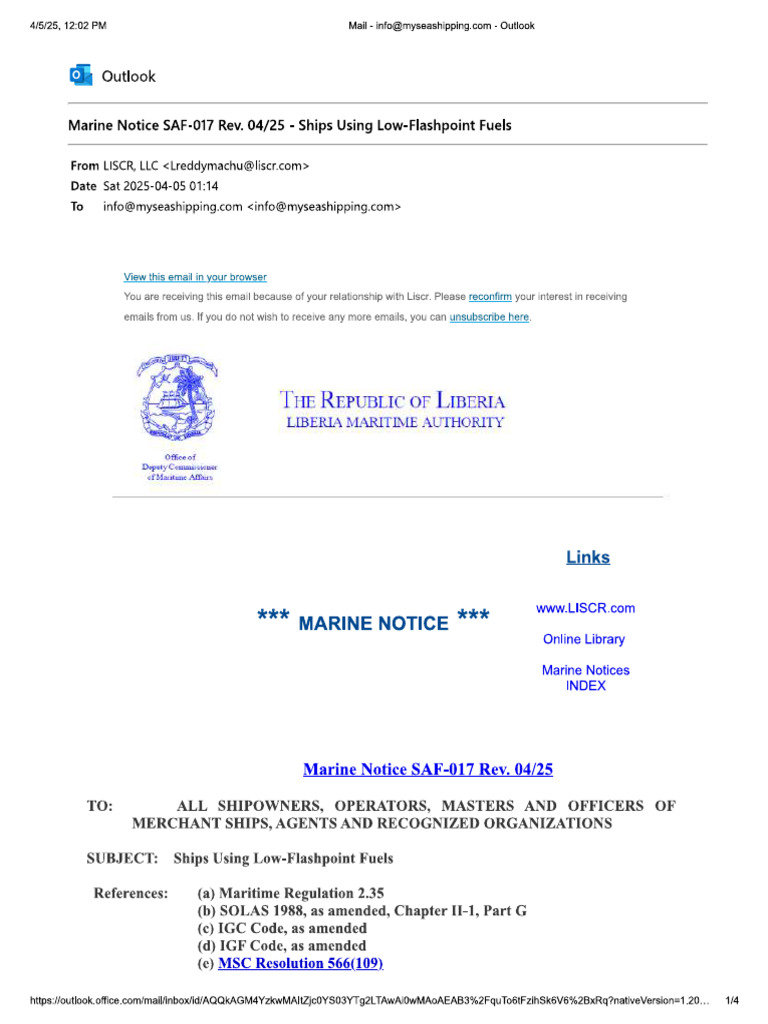 Marine Notice | PDF