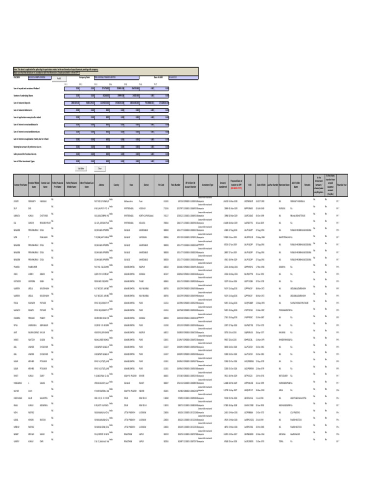 Form-IEPF-2_FY22_Final | PDF | Trade | Investing