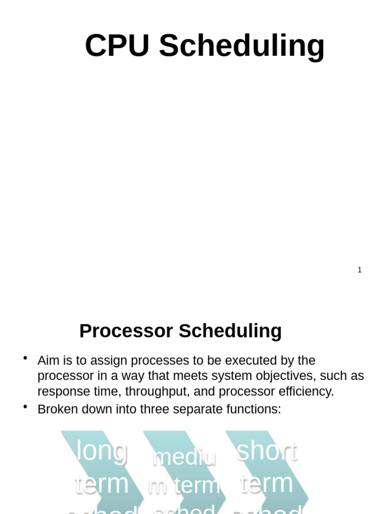 Unit 2 CPU Scheduling | PDF | Scheduling (Computing) | Process (Computing)