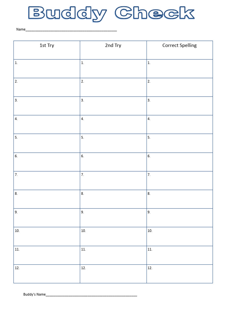 BuddyCheckSpellingPaper | PDF