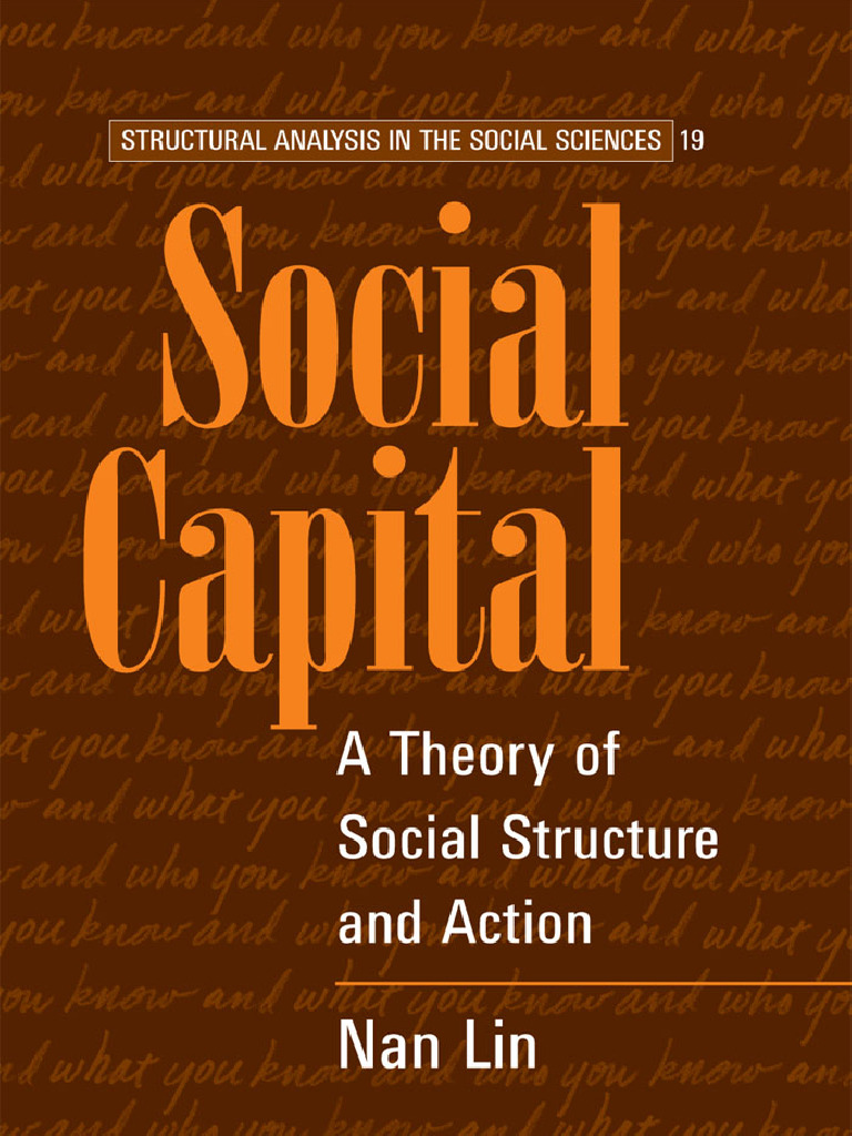 Social Capital (Nan Lin) (Z-Library) | PDF
