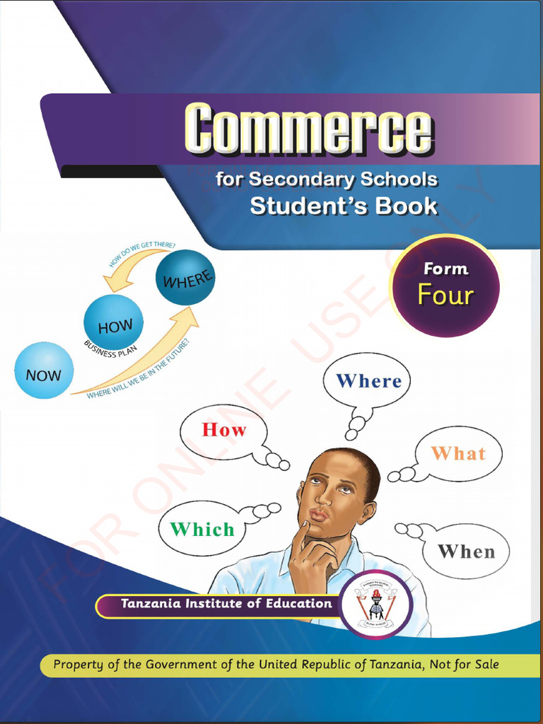 Commerce Form Four | PDF | Tanzania | Marketing