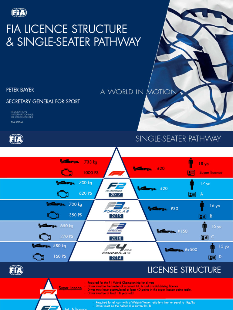 FIA License Structure and Pathway | PDF | Formula One | World Auto ...
