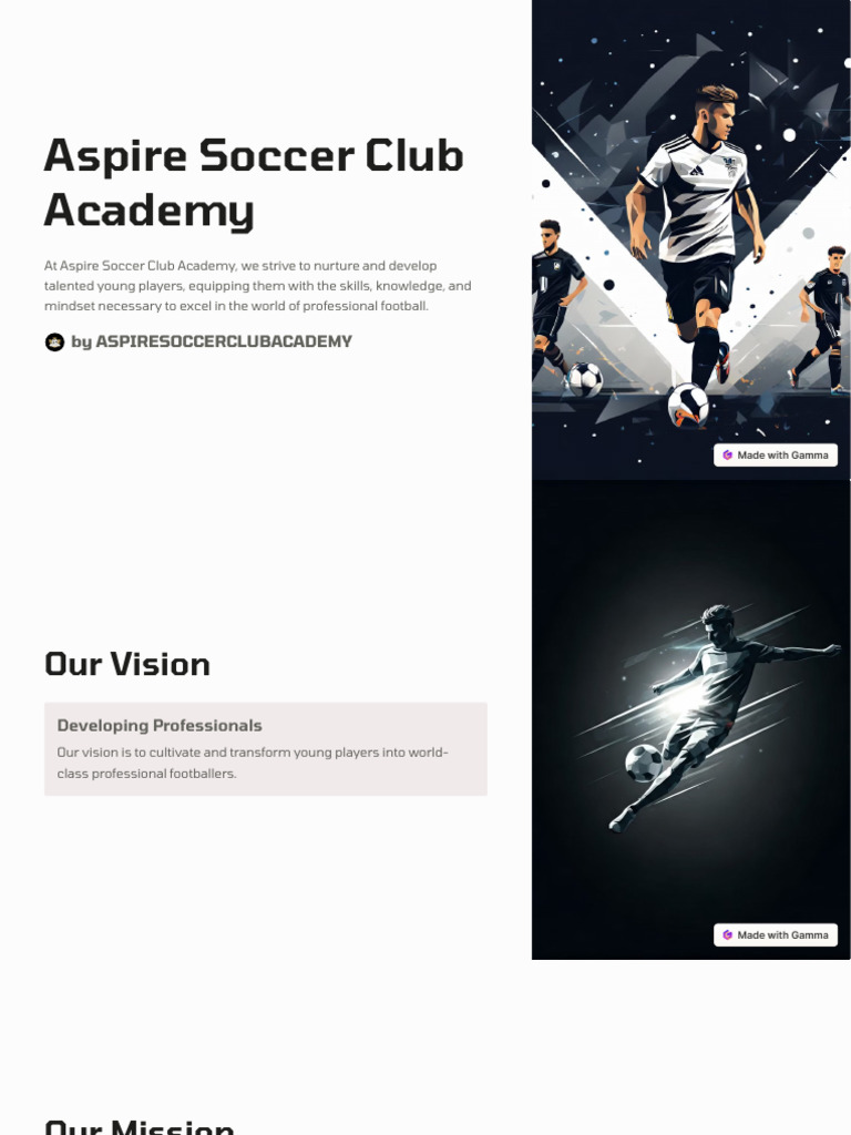 Aspire-Soccer-Club-Academy Profile 2 | PDF