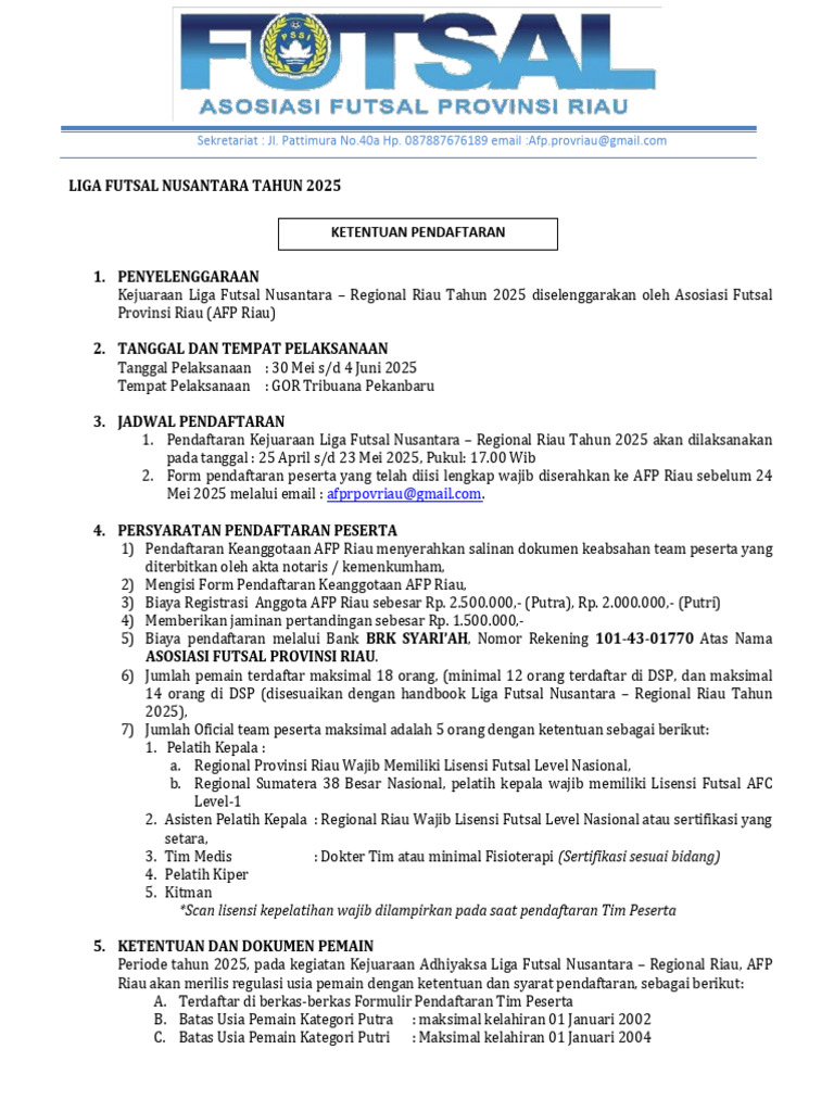 Lampiran Pemberitahuan LFN | PDF