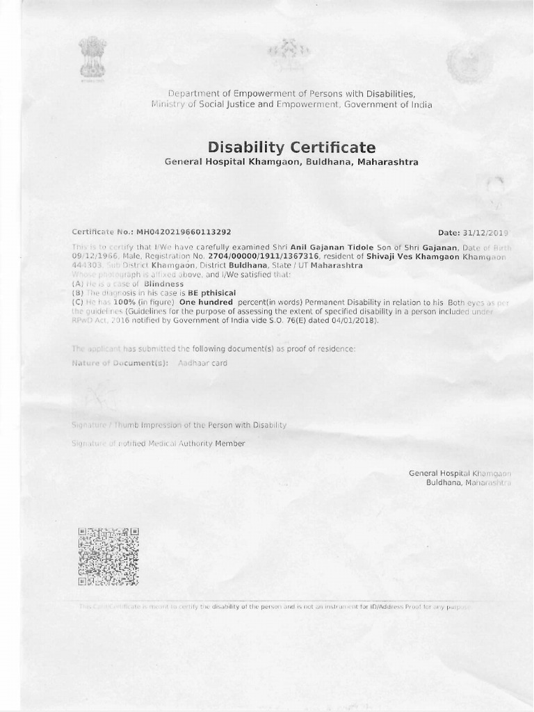 Disability | PDF