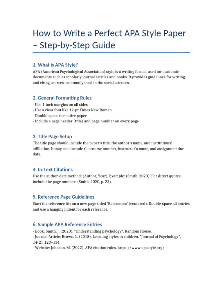 APA_Style_Guide | PDF