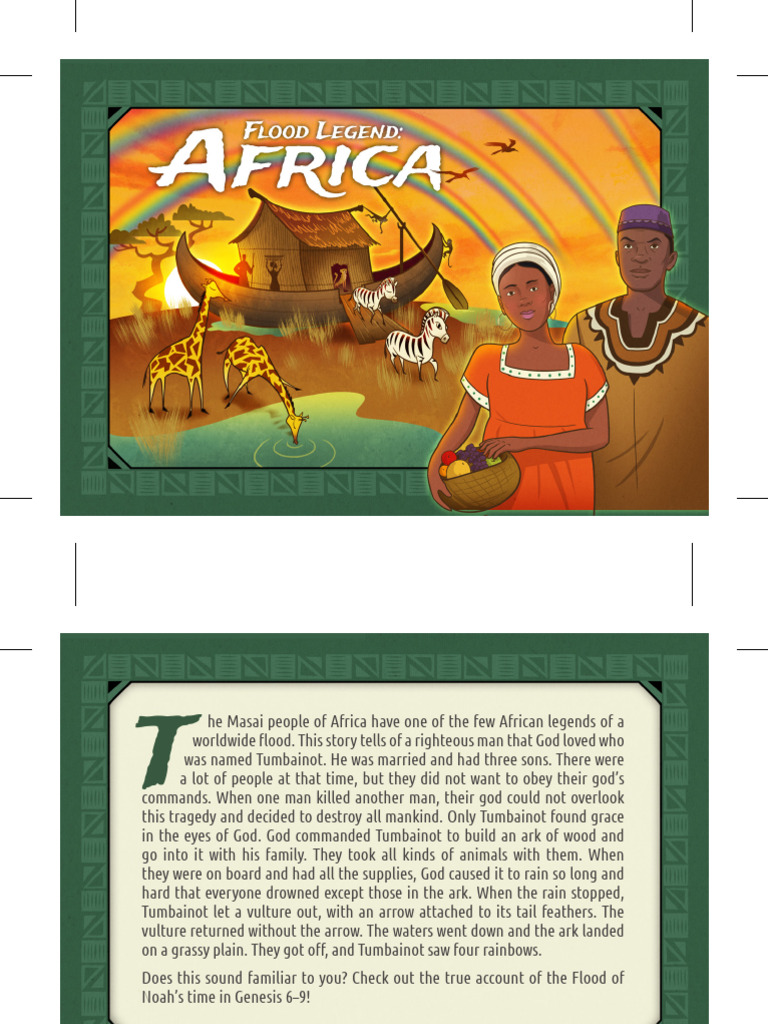 ocean-commotion-flood-legends-cards | PDF | Genesis Flood Narrative | Noah