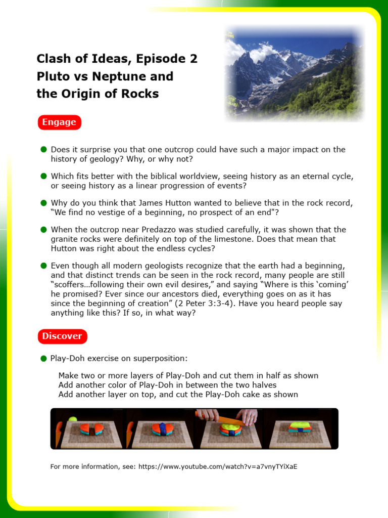 Episode 2 Pluto Vs Neptune Lesson Plan | PDF | Rock (Geology) | Geology