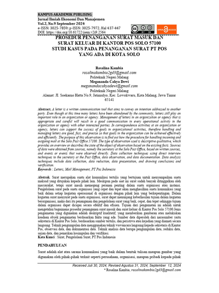 Rosalina Kambia 2564 | PDF