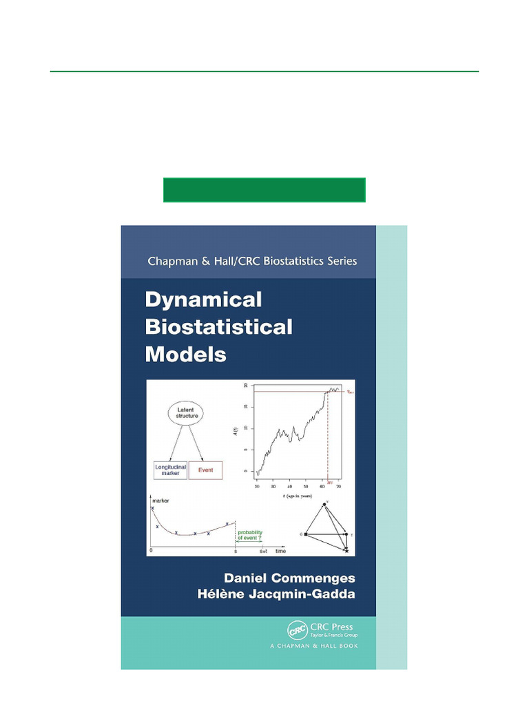 Dynamical Biostatistical Models 1st Edition Complete Epub Download Pdf Statistical