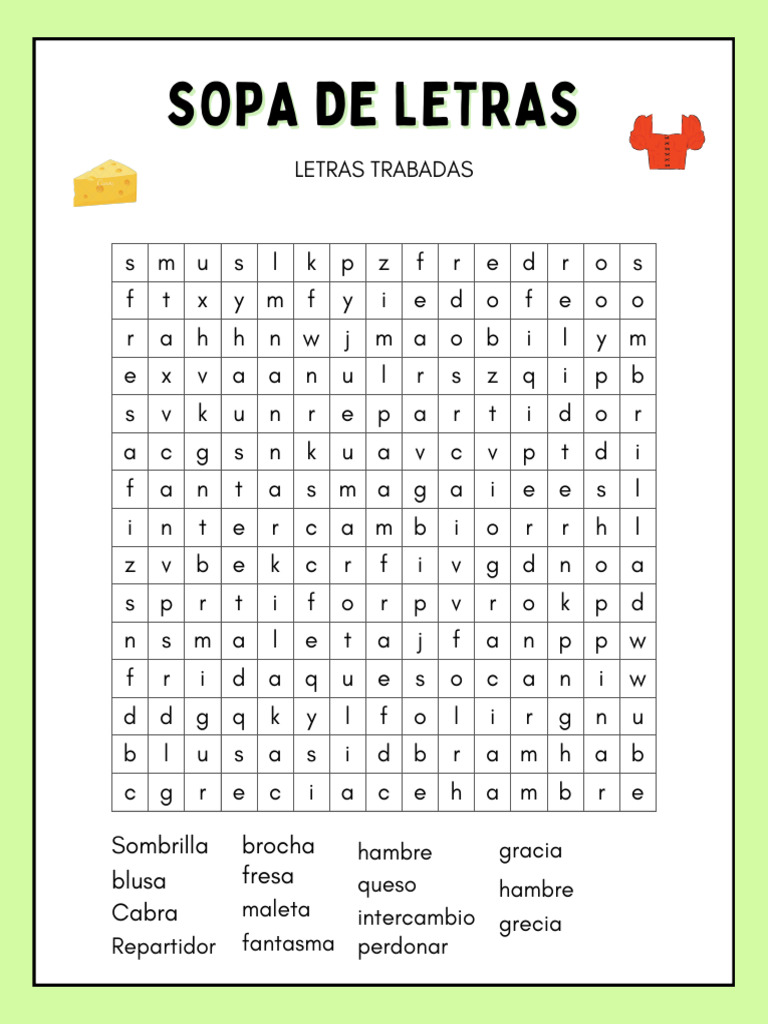 Sopa de Letra Dos | PDF