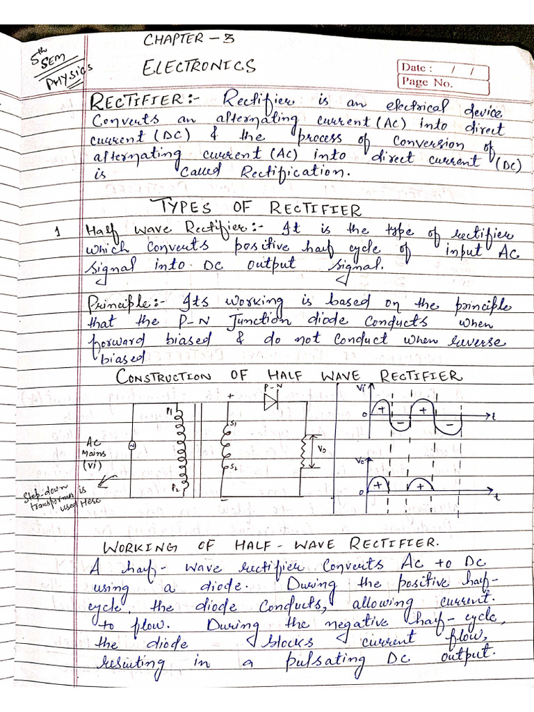 Electronics Chap 3 | PDF