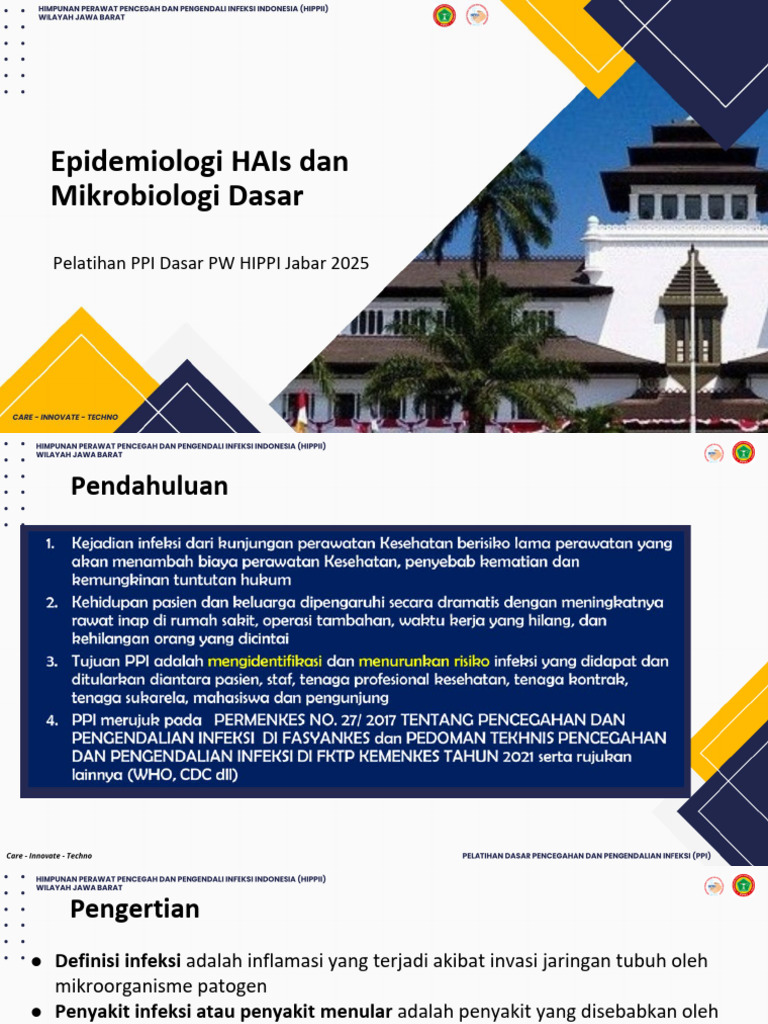 Gi HAIs Dan Mikrobiologi Dasar-PPI Dasar 2025 - Dr. Riyadi-1 | PDF