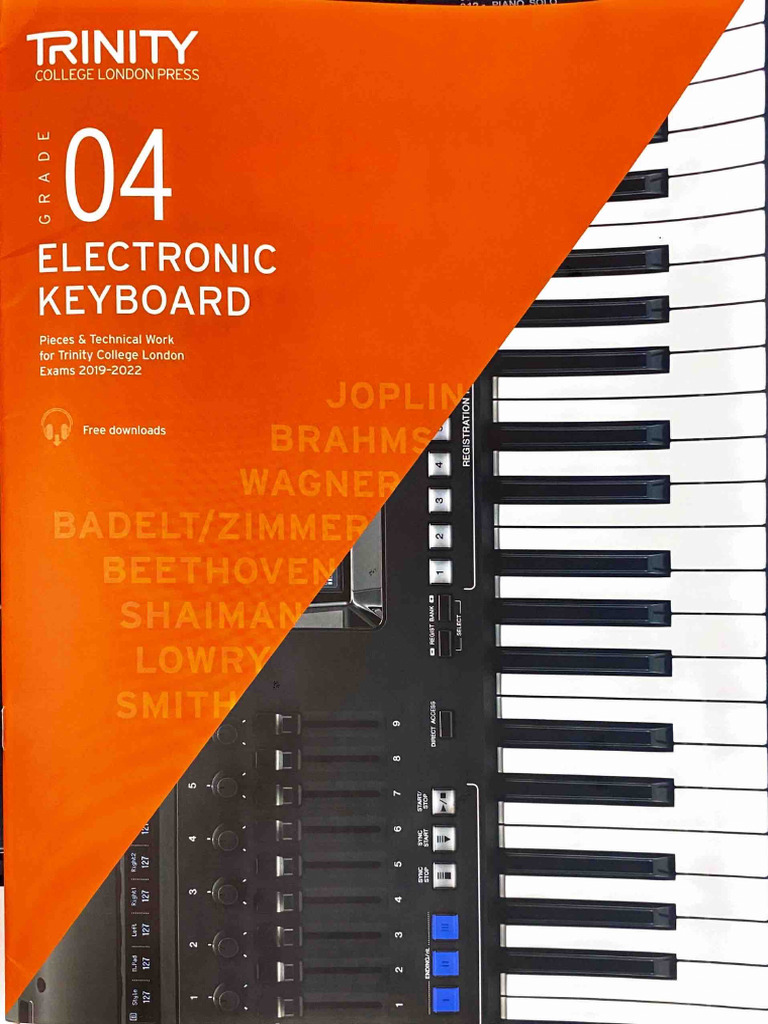 Trinity Keyboard Grade 4 | PDF | Popular Music | Musical Instruments