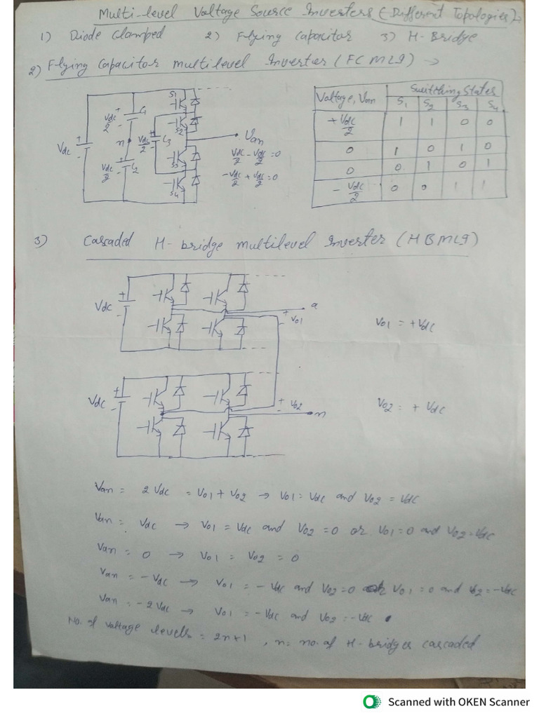 Multi Level Inverter | PDF