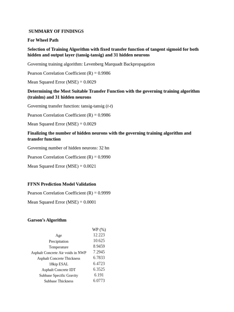 Ppt-Summary of Findings | PDF | Mean Squared Error | Numerical Weather ...