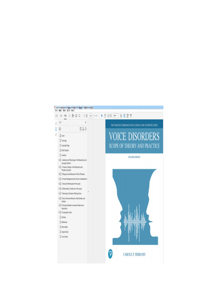 (Original PDF) Voice Disorders Scope of Theory and Practice 2nd Edition ...