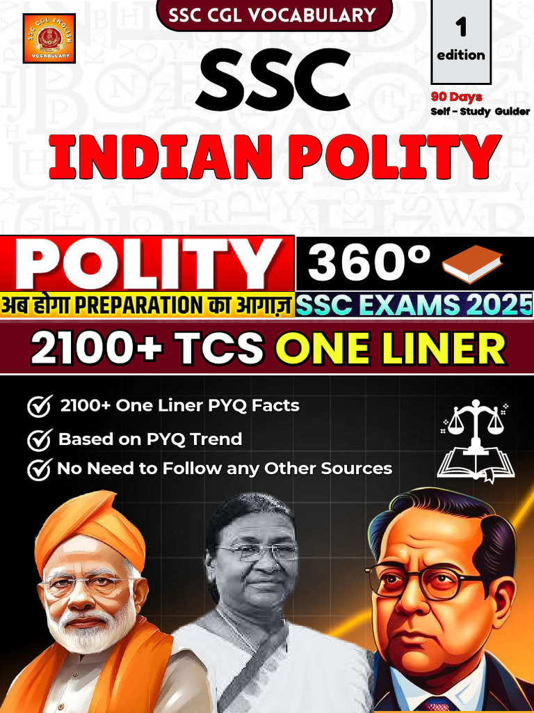 Polity 2100+ PYQ One Liner (H) | PDF