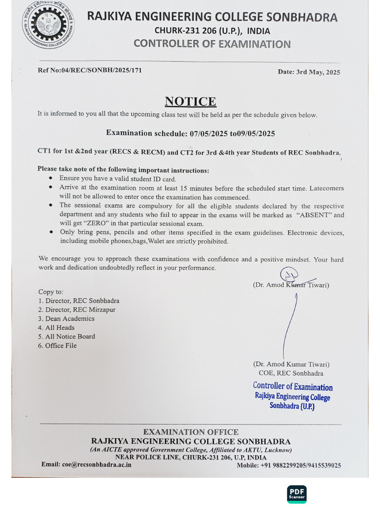 CT Notice | PDF