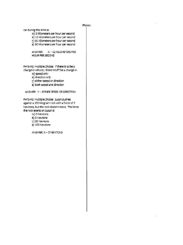 CIE Sample Question | PDF