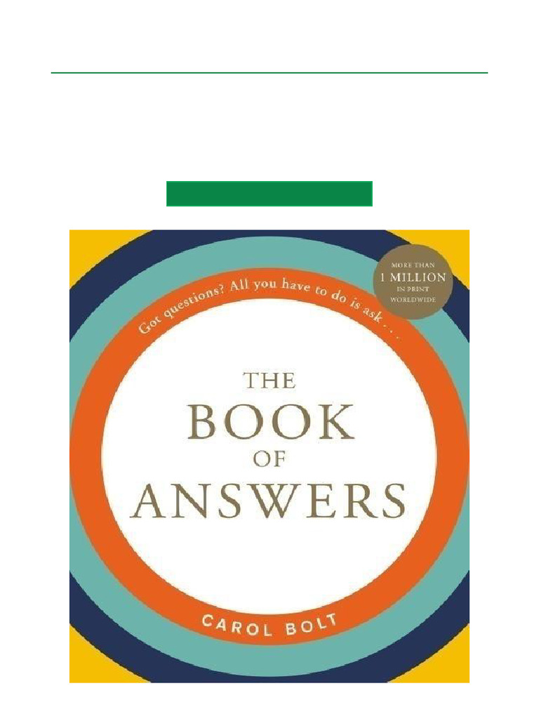 Download The Book of Answers PDF | PDF