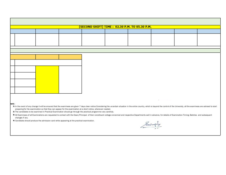 1. THEORY & PRACTICAL _TT_FINAL_BAMS _W-24 | PDF | Qualifications | Educational Stages