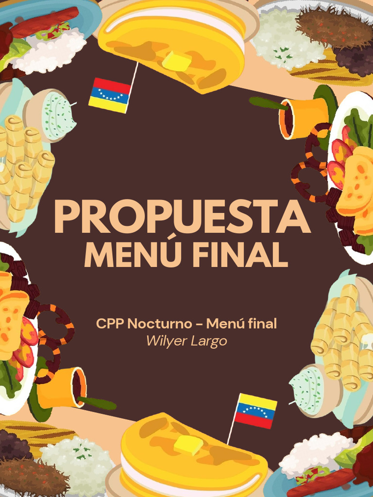 Propuesta Menú Final | PDF