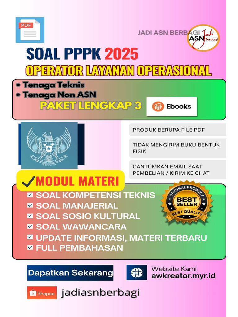 Paket Lengkap 3 Operator Layanan Operasional | PDF