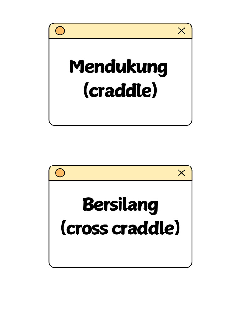 Mendukung (Craddle) | PDF