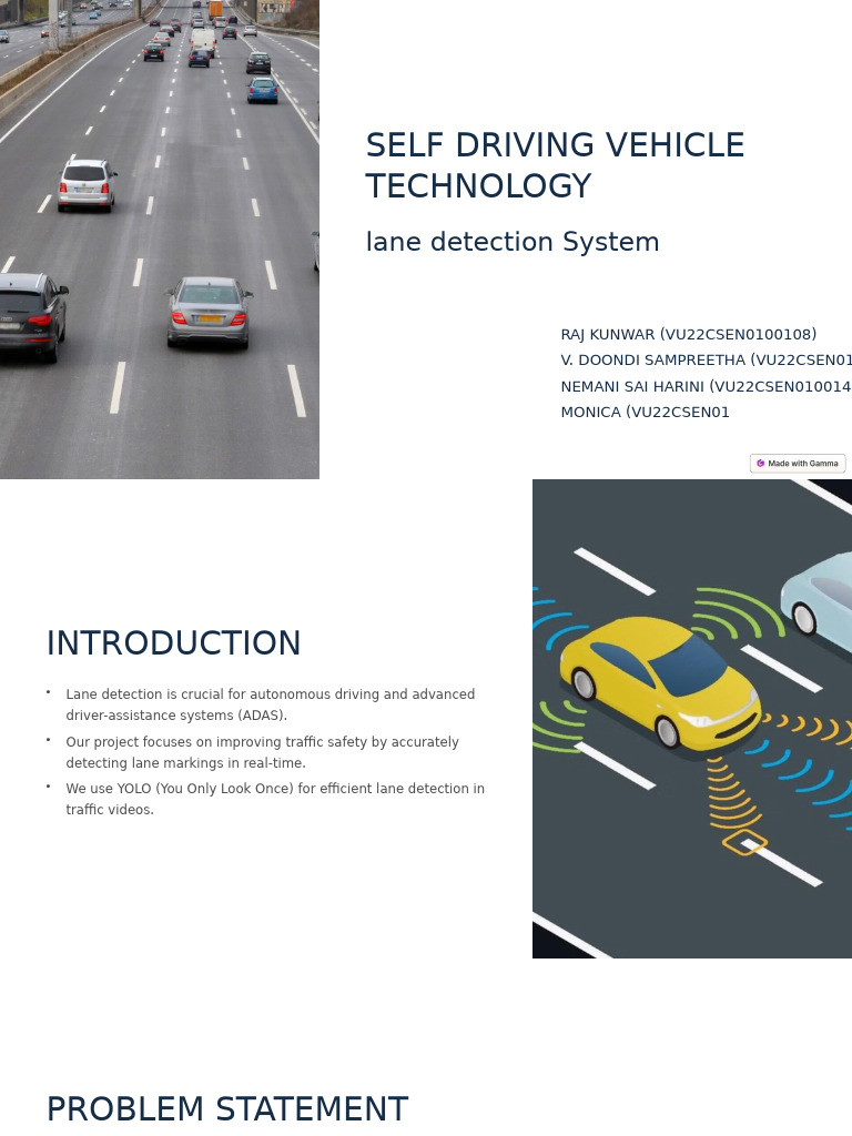 Self Driving Vehicle Technology | PDF | Image Segmentation | Artificial ...