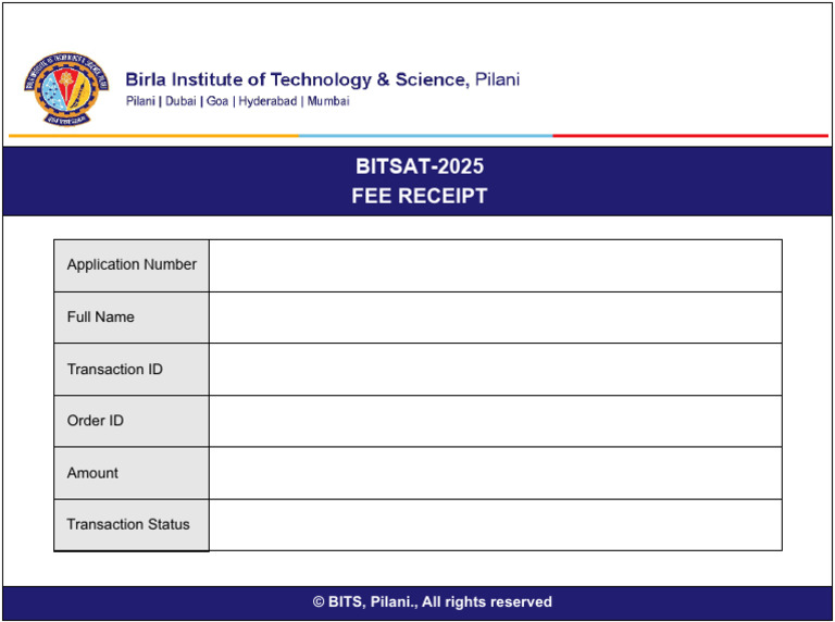 Bitsat 25149645 | PDF